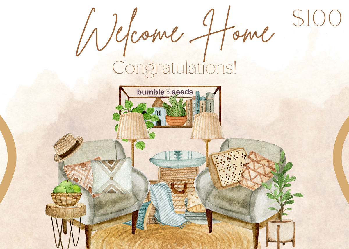 Welcome Home Gift Card – Bumbleseeds
