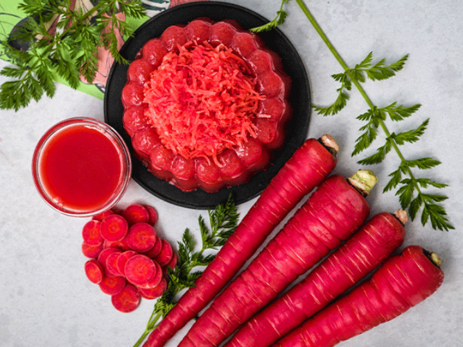 Carrot - Kyoto Japanese Red (Daucus carota) Kyoto Open Pollinated Red ...
