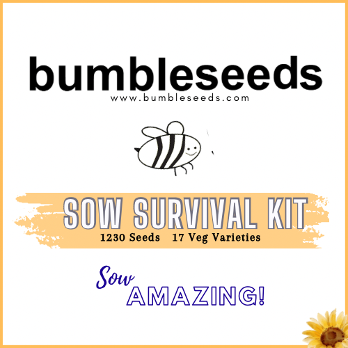 Sow Good Survival Kit - Over 1200 Seeds Vegetable – Bumbleseeds
